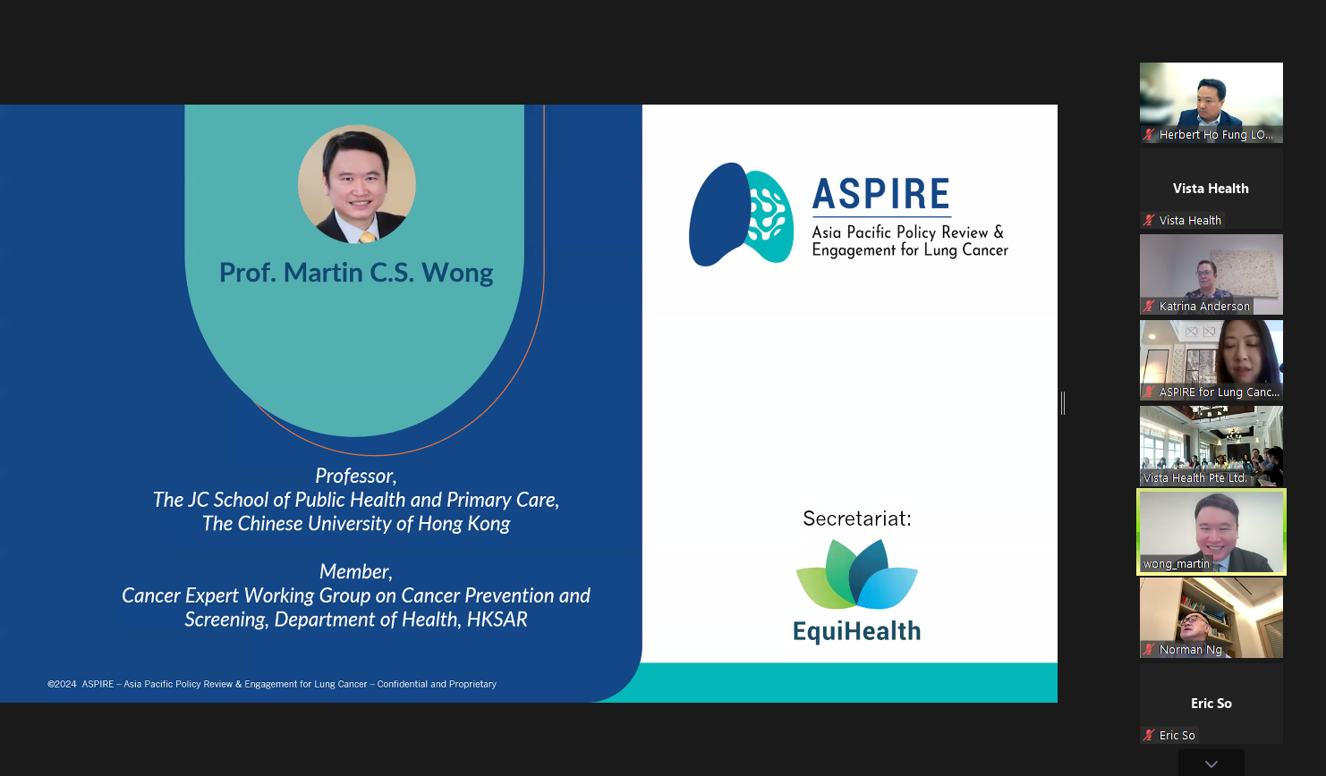 ASPIRE’s Official Launch Event held in Singapore | ASPIRE for Lung Cancer